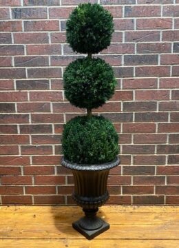 Preserved Triple Ball Topiary 72 inch - TOPIARYTREE.NET